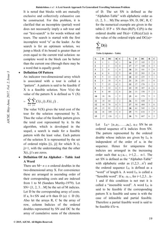 A Lexi Search Approach to Generalized Travelling Salesman Problem | PDF
