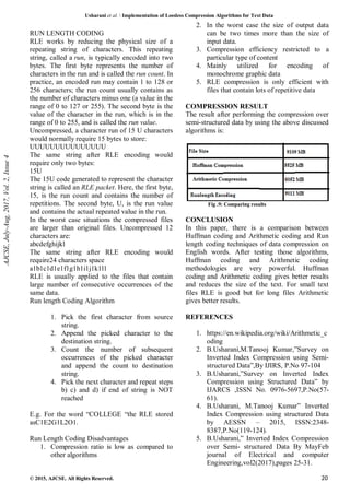 Implementation of Lossless Compression Algorithms for Text Data | PDF | Programming Languages ...