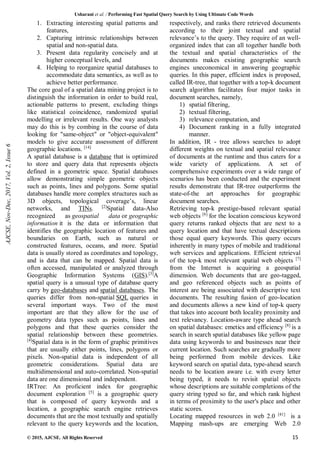 Performing Fast Spatial Query Search by Using Ultimate Code Words | PDF