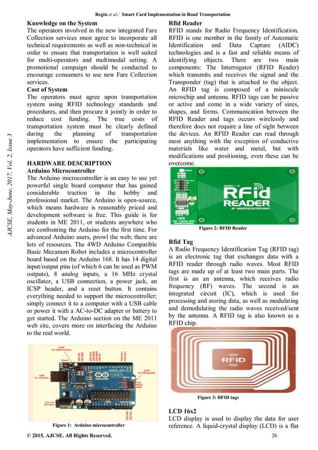 Smart Card Implementation in Road Transportation | PDF