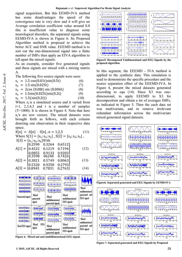 Improved Algorithm for Brain Signal Analysis | PDF