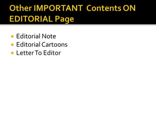 Techniques of editorial writing | PPTX