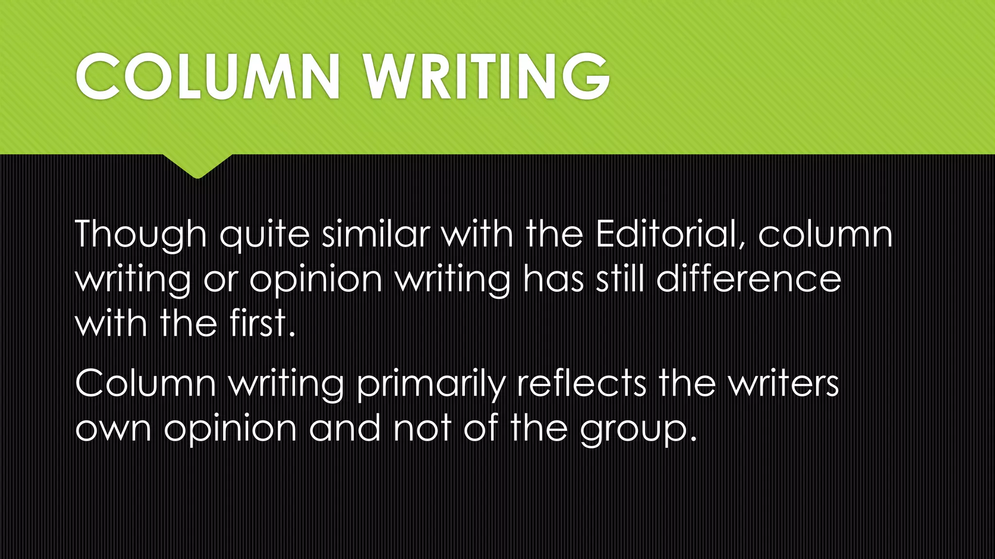 BASICS OF EDITORIAL WRITING | PDF