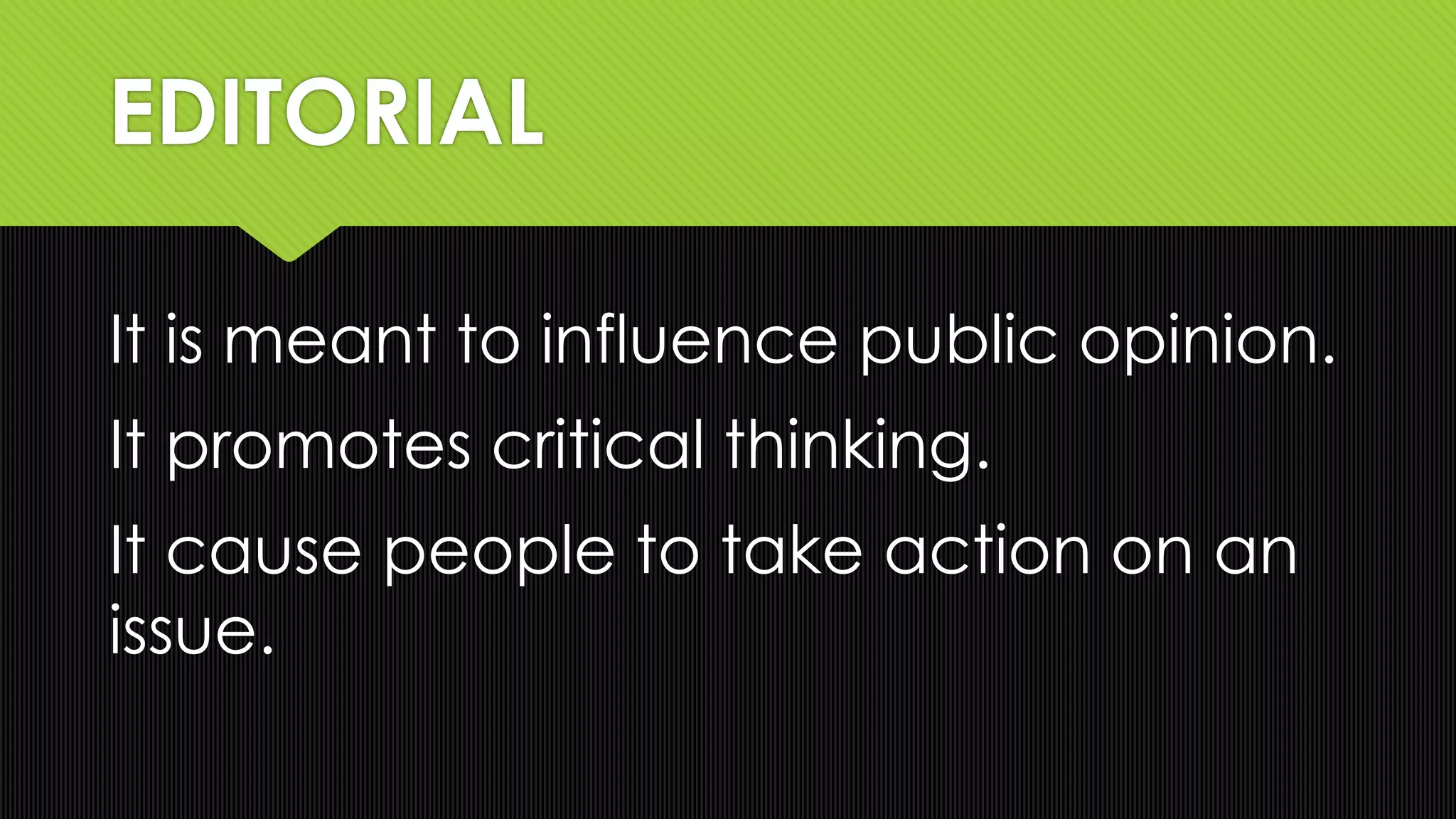 BASICS OF EDITORIAL WRITING | PDF