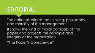 BASICS OF EDITORIAL WRITING | PDF