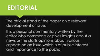 BASICS OF EDITORIAL WRITING | PDF