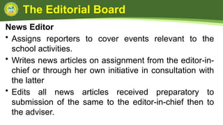 Editorial-Board.pptx of the campus journalism | PPTX