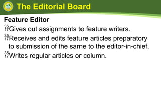 Editorial-Board.pptx of the campus journalism | PPTX