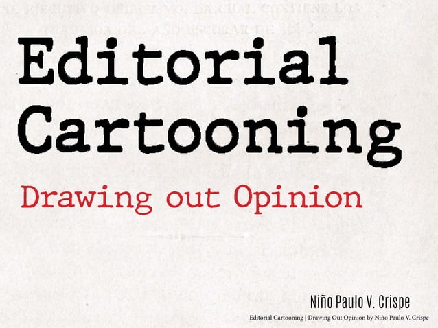 Editorial-Cartooning.pdf for Campus Journalism | PDF