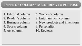 Editorial-columns.pptx hahahahahahahhaah | PPTX | Humor and Satire ...