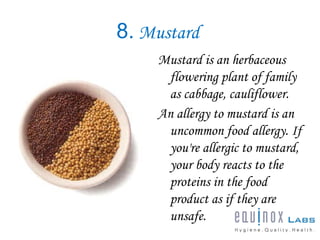 Food allergens in food safety | PPT