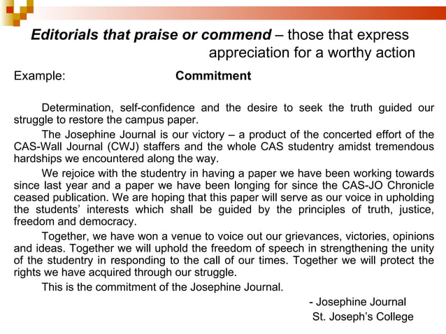 Editorial Writing 101 | PPT