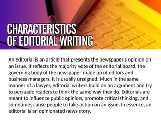 EDITORIAL-WRITING-2 power point presentation | PPTX
