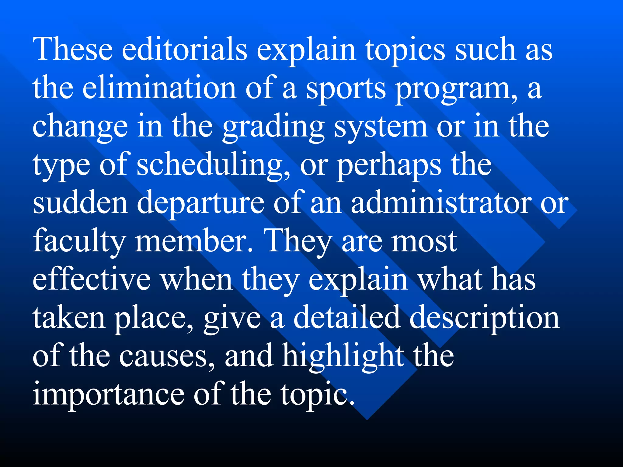 Editorial Writing | PPT