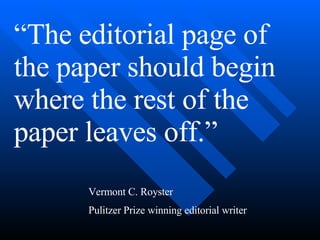 Editorial Writing | PPT