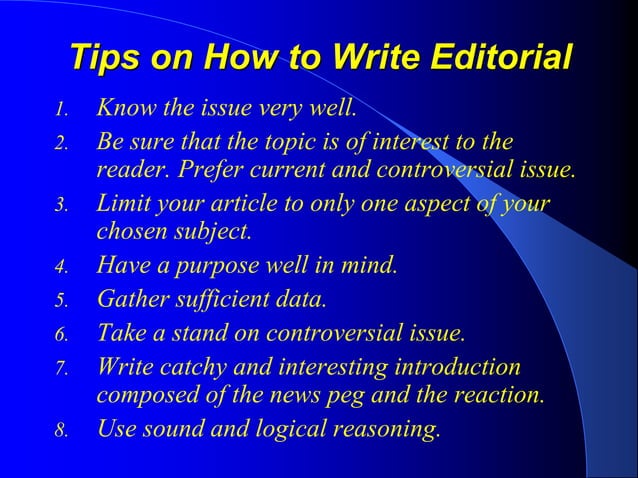 Editorial-Writing-English and Filipino.pdf | Publishing Industry | Industries