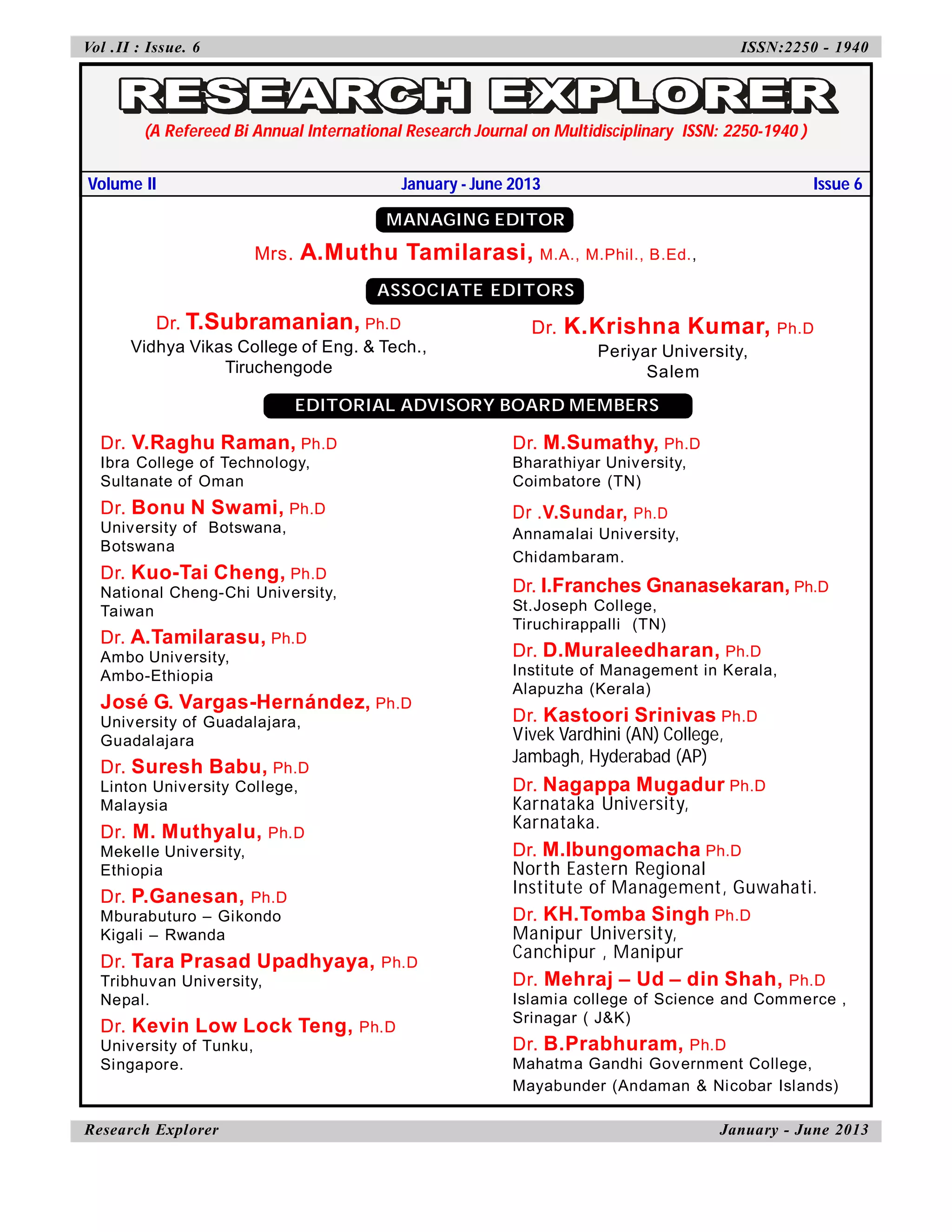 Editorial board | PDF
