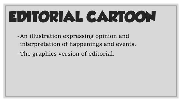 EDITORIAL CARTOON | PDF