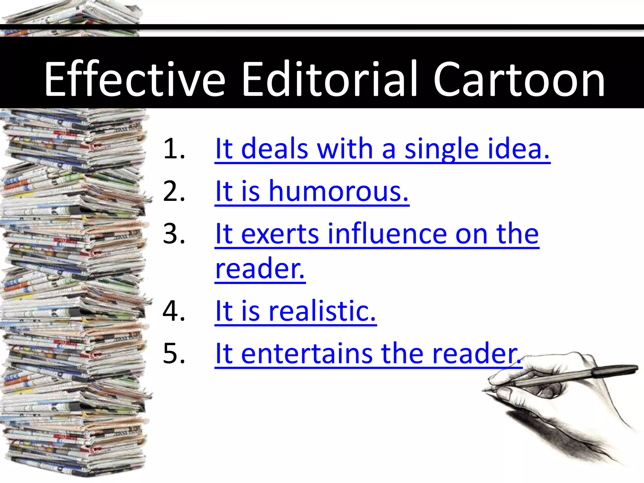 Editorial cartooning | PPTX