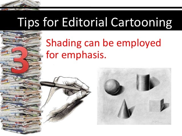 Editorial cartooning