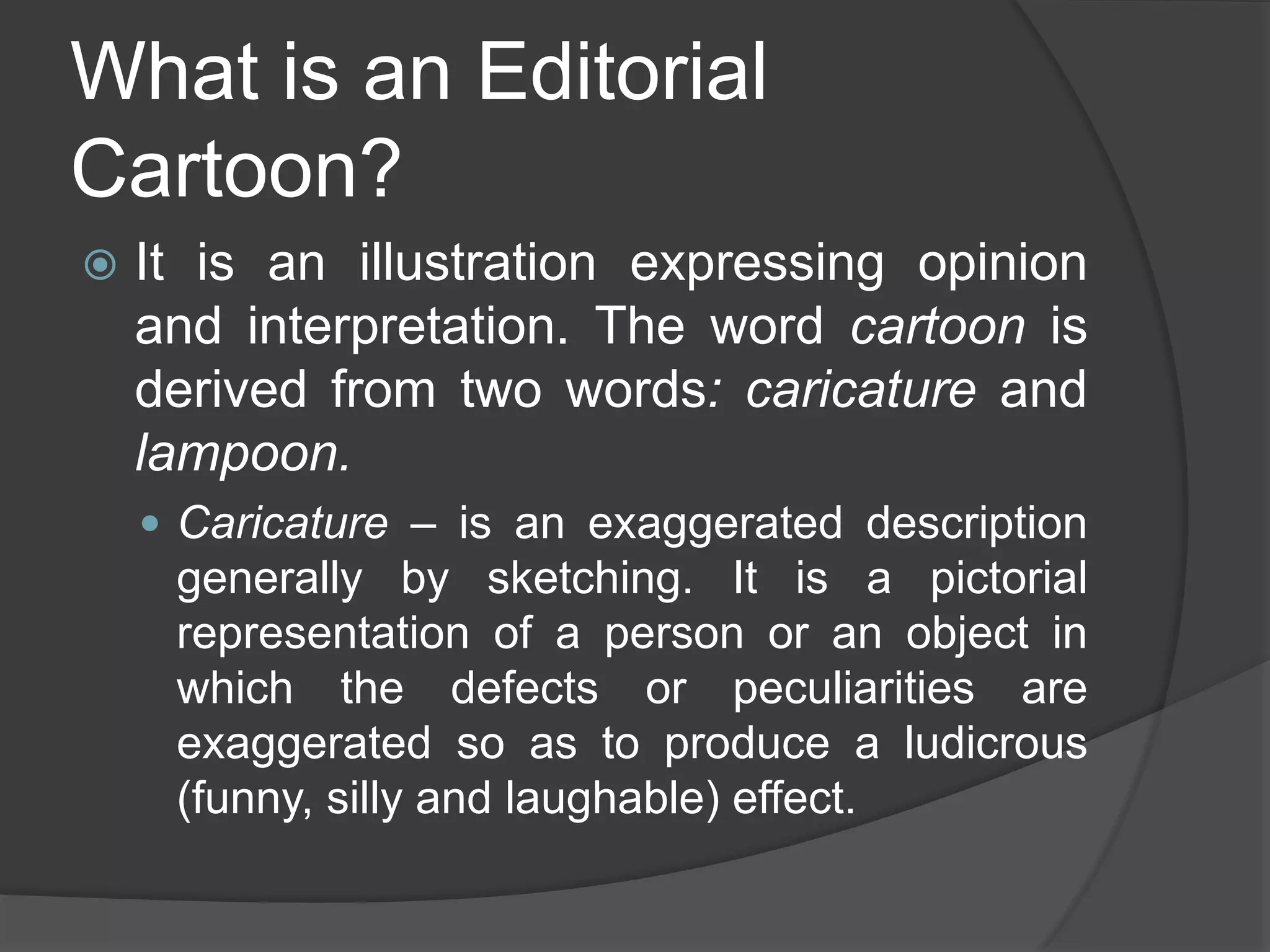Editorial Cartooning | PPTX