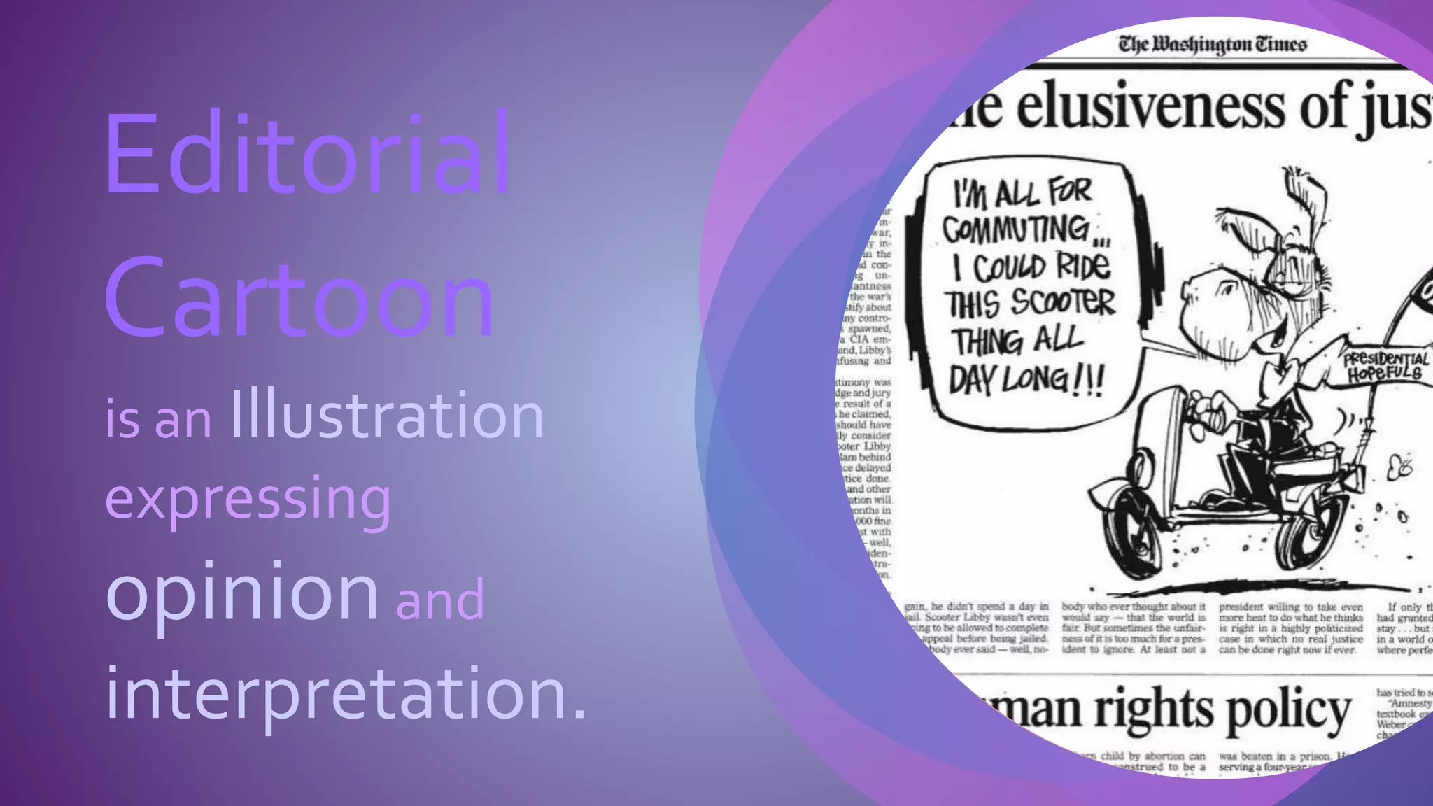 Editorial cartooning lecture | PPTX