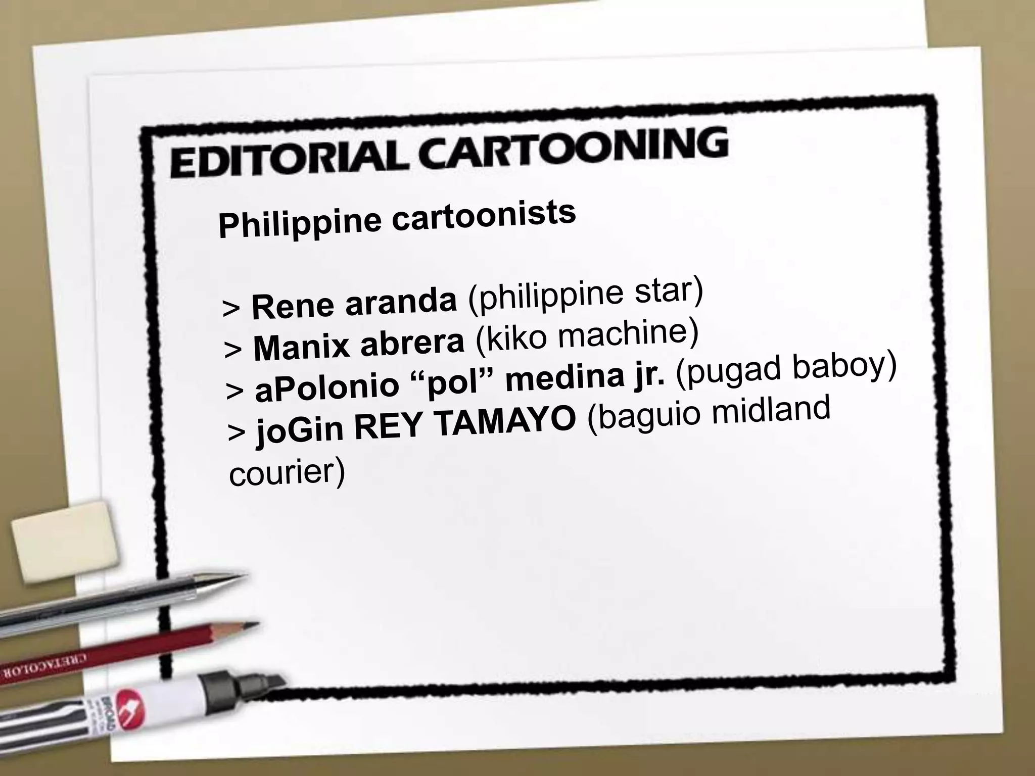 Editorial Cartooning | PPTX