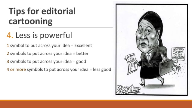 EDITORIAL CARTOONING POWER POINT.pptx | Drawing and Sketching | Arts ...