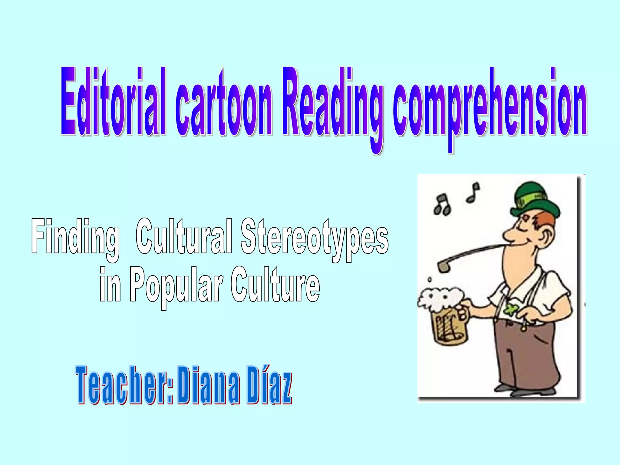 Editorial Cartoon Reading Comprehension | PPT