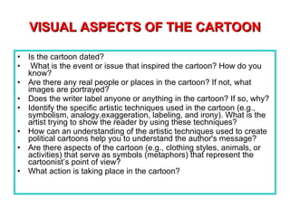 Editorial Cartoon Reading Comprehension | PPT