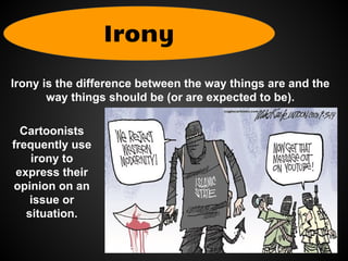 Irony In Political Cartoons Example