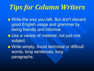 editorial & column.ppt