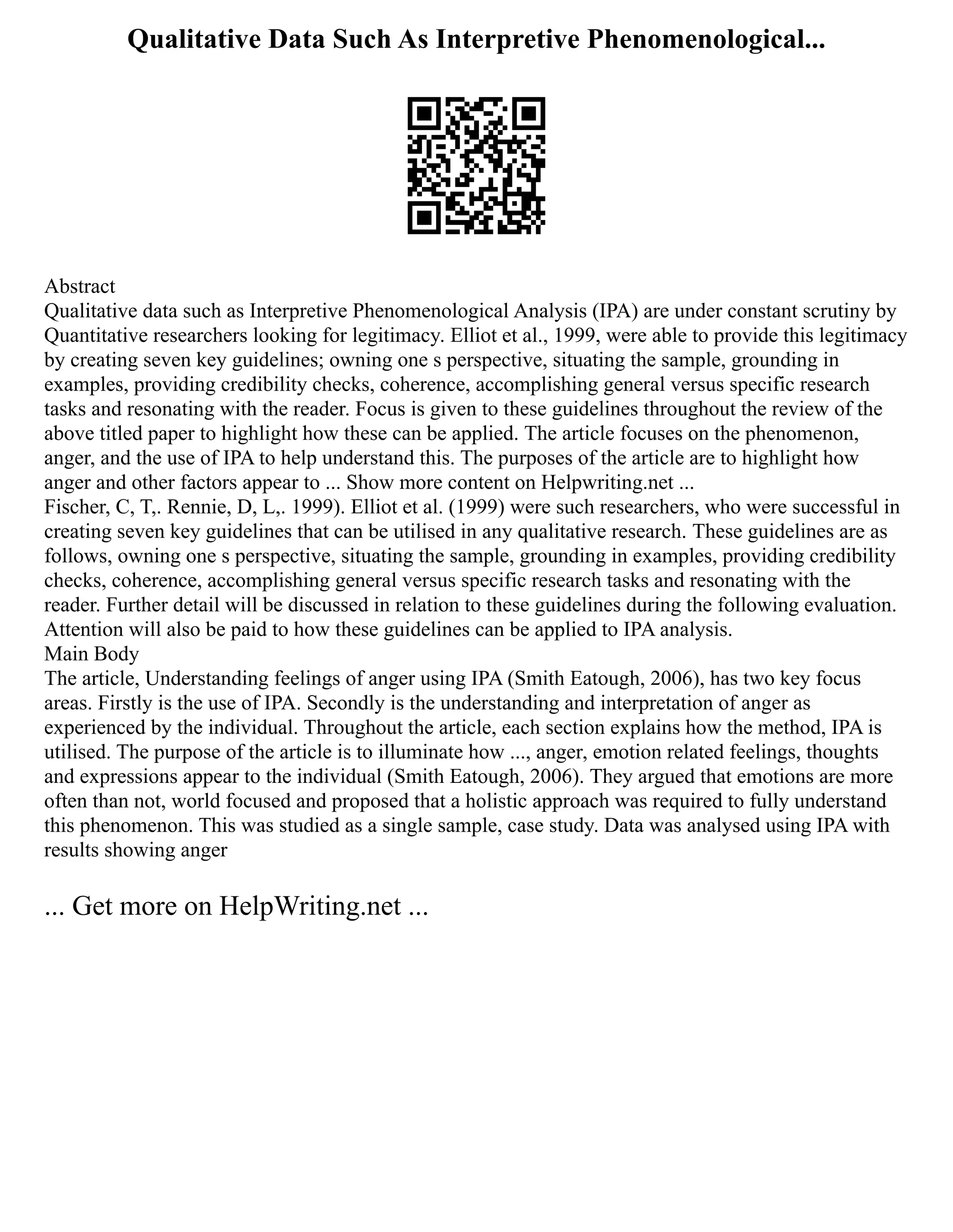 Editorial Outline | PDF