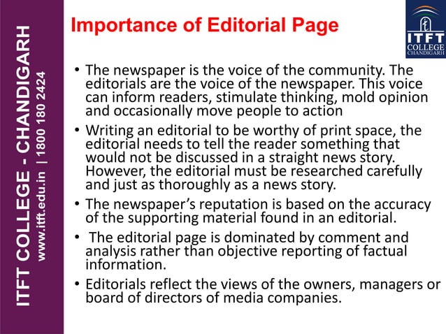 -MEDIA Editorial page | PPT