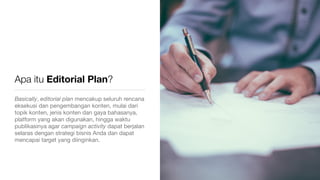 Editorial Plan by Tri Aditya Respati (Versi Bahasa Indonesia) | PDF