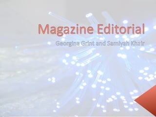 Editorial presentation | PPT