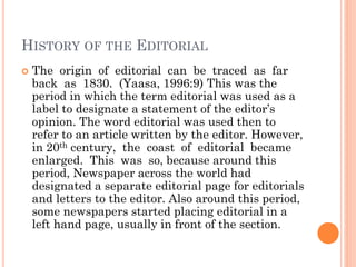 Editorials | PPTX