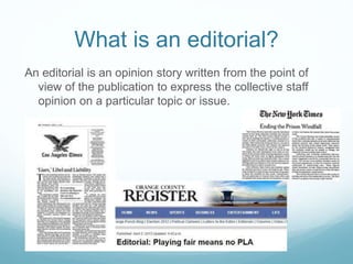Editorials and-columns ppt | PPTX