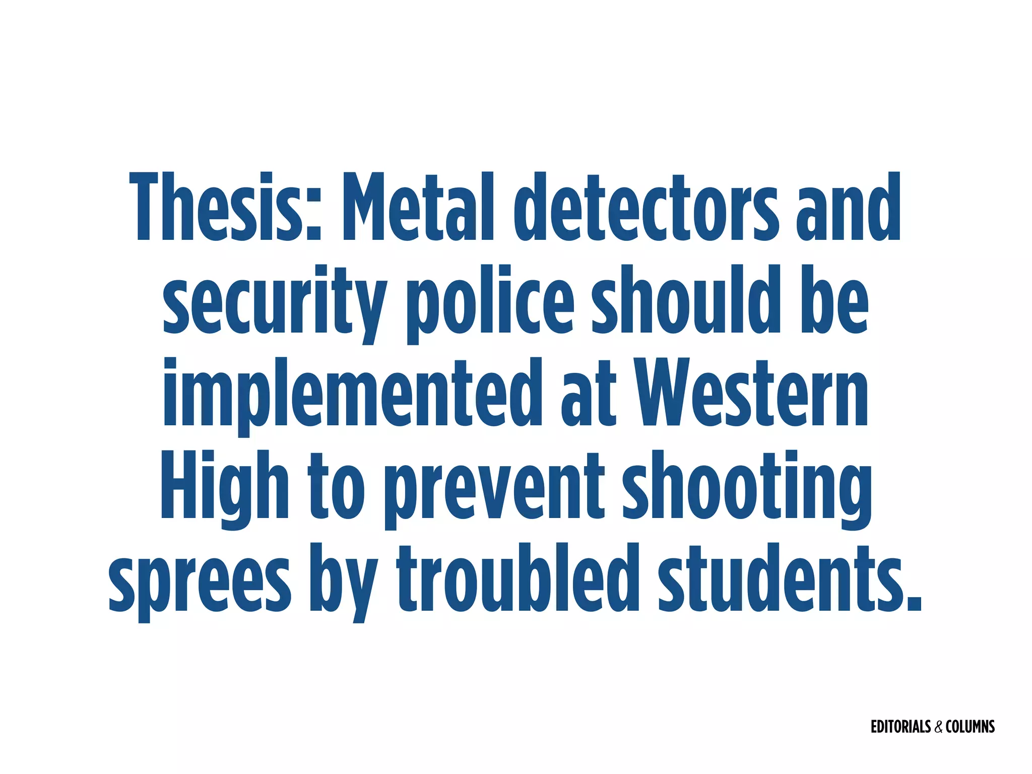 Editorials and Columns: Expressing opinion in the school newspaper | PDF