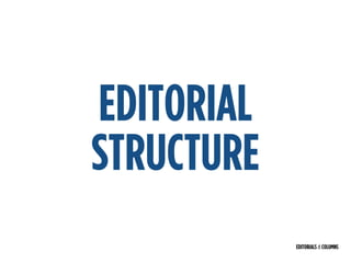 Editorials and Columns: Expressing opinion in the school newspaper | PDF