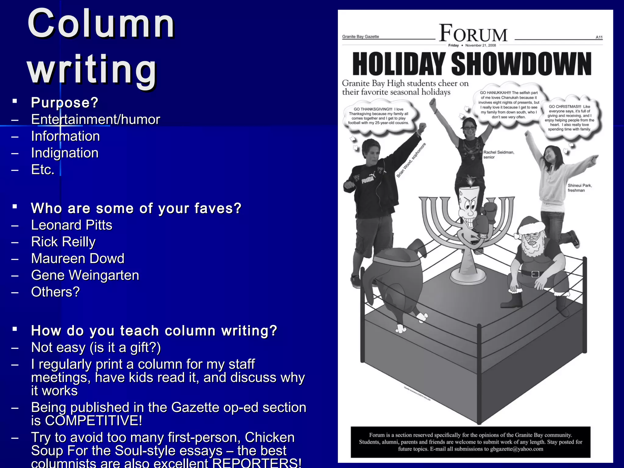 Editorials columns and letters | PPT | Law