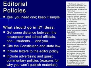 Editorials columns and letters | PPT | Law