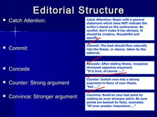 Editorials columns and letters | PPT | Law