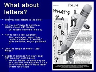 Editorials columns and letters | PPT | Law