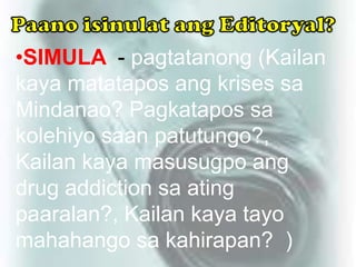 Editorial writing | PPTX