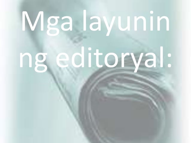 Editorial writing | PPTX