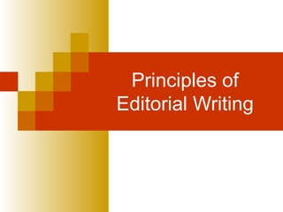 Editorial writing | PPT