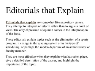 Editorial writing | PPT