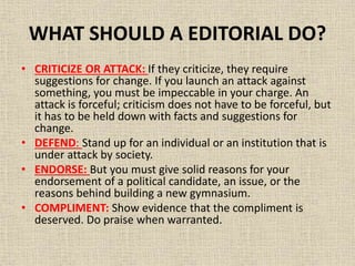 Editorial writing | PPTX