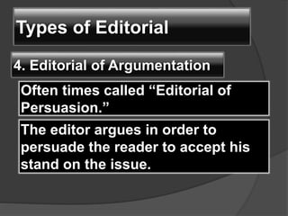 Lesson about Editorial Writing in Journalism.pptx | Publishing Industry ...